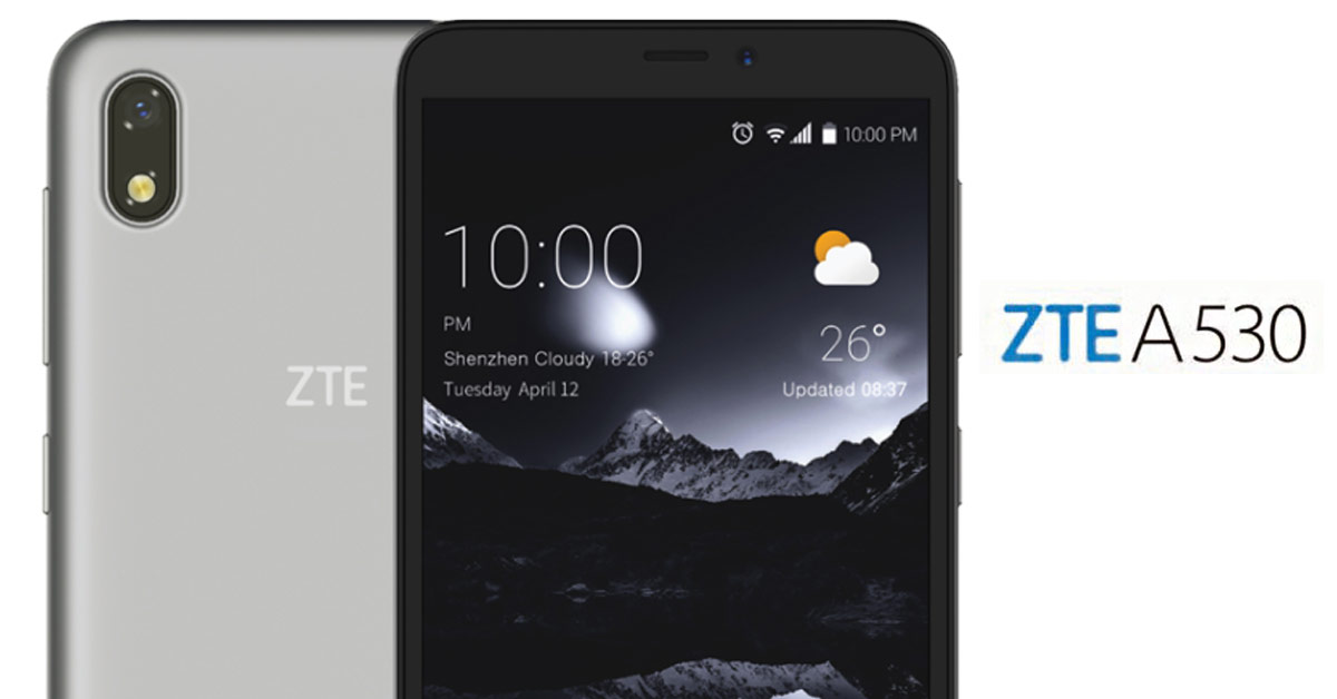 เปิดตัว ZTE A530 มือถือดีไซน์ Full Screen รุ่นเล็ก ในราคาเพียง 4 พันบาท ...