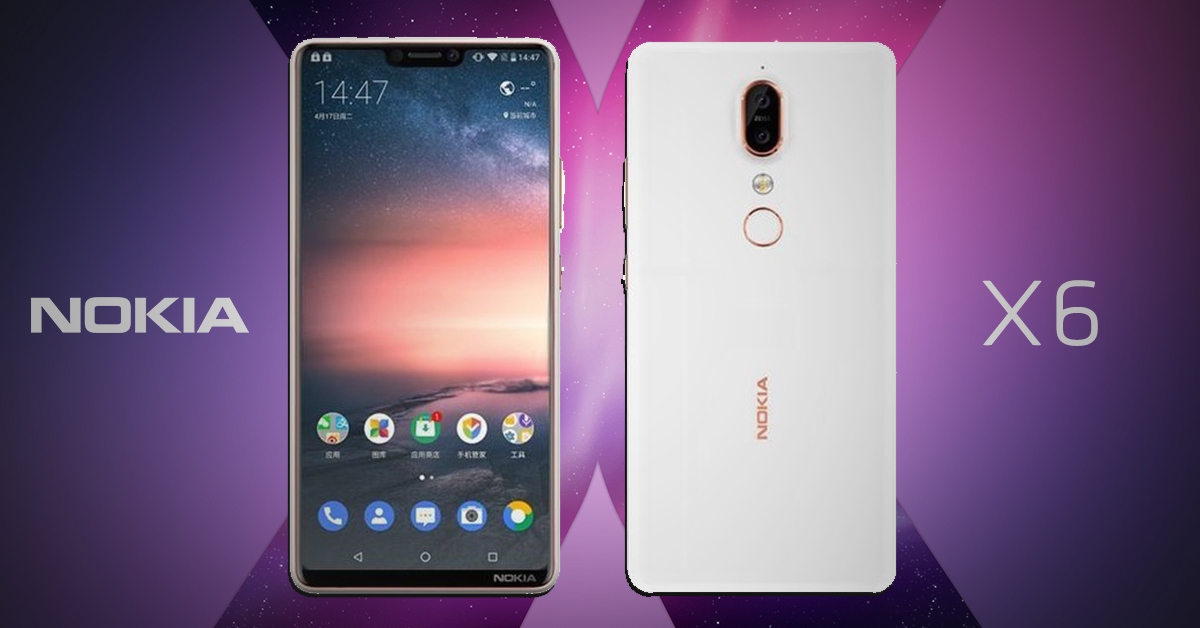 เผยโฉม Nokia X6 สมาร์ทโฟนกล้องคู่น้องใหม่จาก HMD Global มาพร้อม RAM สูงสุด 6GB ราคาเริ่มต้น ...