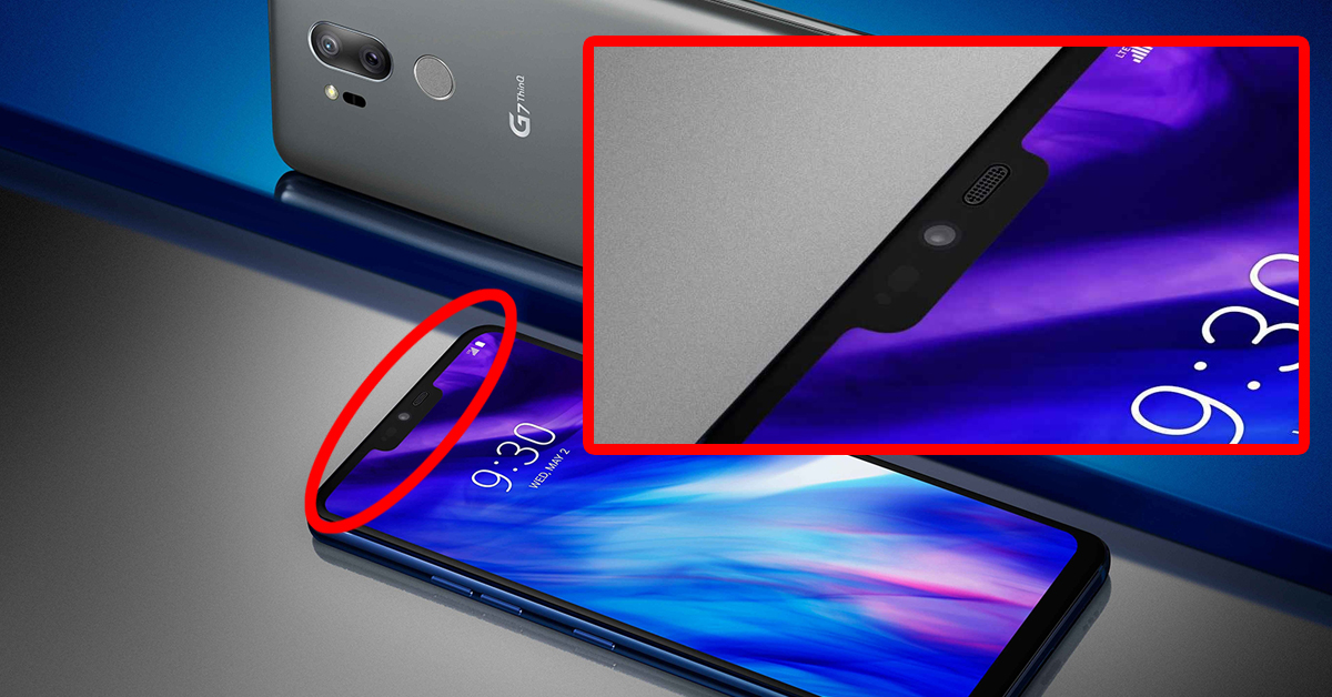 LG ออกโรงโต้ รอยบากบน LG G7 ThinQ ไม่ได้เลียนแบบ iPhone X เพราะคิดมาก่อนนานแล้ว ...