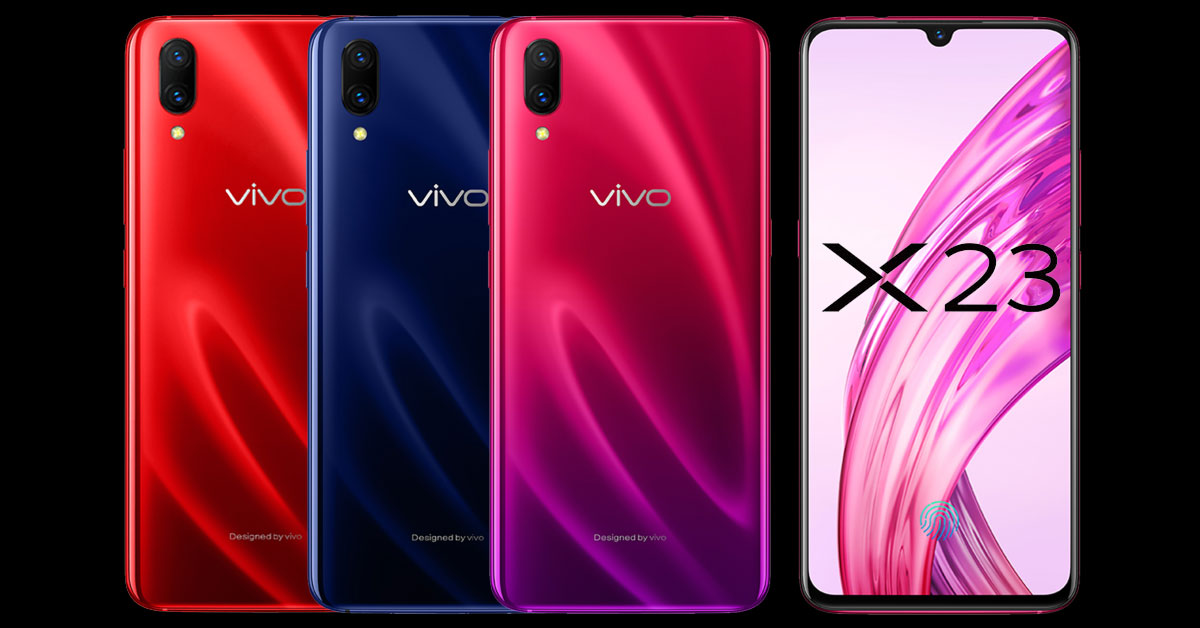 Vivo X23 เผยภาพเรนเดอร์ทางการแบบชัดๆ ก่อนเปิดตัวจริง 6 ก.ย. นี้ พร้อม RAM 8GB+ROM 128GB, สแกน ...