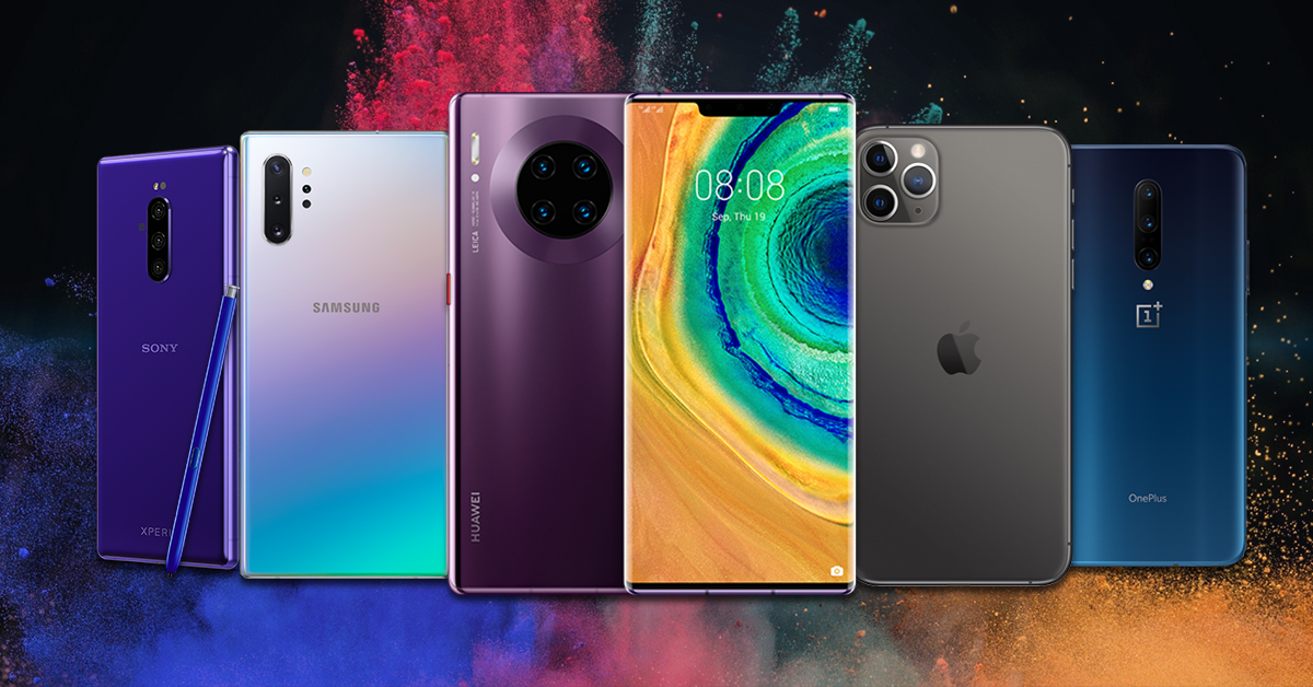 เทียบสเปก Huawei Mate30 Pro กับ Galaxy Note10+, Xperia 1, OnePlus 7 Pro และ iPhone 11 Pro Max ...
