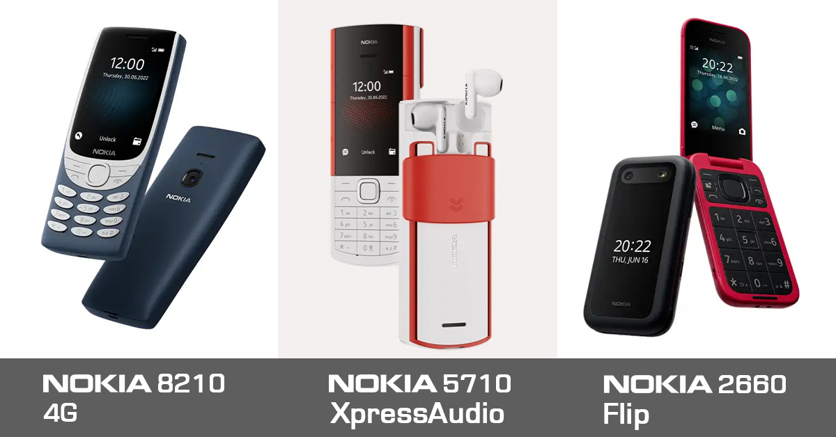 เปิดตัว Nokia 5710 XpressAudio ฟีเจอร์โฟนมีหูฟัง TWS ในตัว พร้อมผอง ...