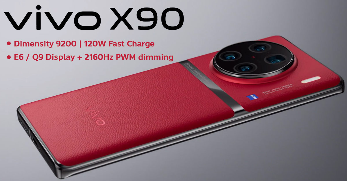 vivo X90 ยืนยันขุมพลัง Dimensity 9200 ผสานชิปประมวลผลภาพ vivo V2 ใหม่ล่าสุด และพลังชาร์จ 120W ...