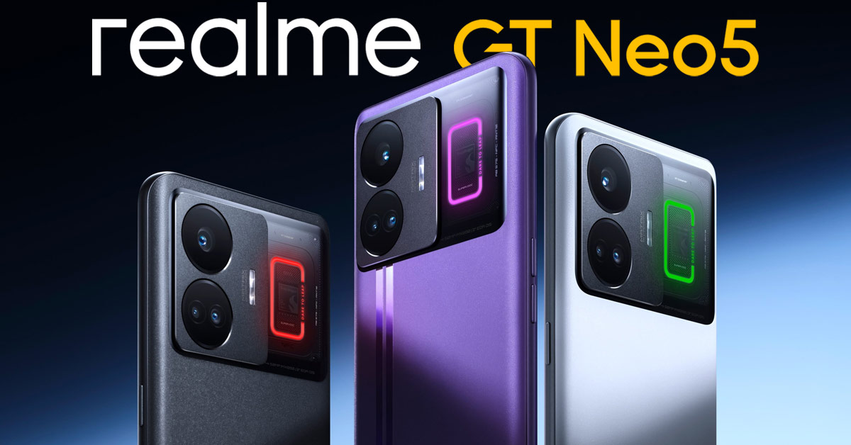 เปิดตัว realme GT Neo5 เรือธงพลังชาร์จ 240W เร็วสุดในวงการ พร้อมขุมพลัง Snapdragon 8+ Gen 1 และ ...