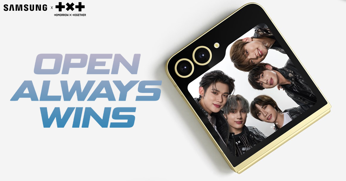 Samsung จับมือ TXT ปล่อยซิงเกิลใหม่ Open Always Wins โปรโมต Galaxy Z Flip6 ชม MV ได้แล้ววันนี้ ...